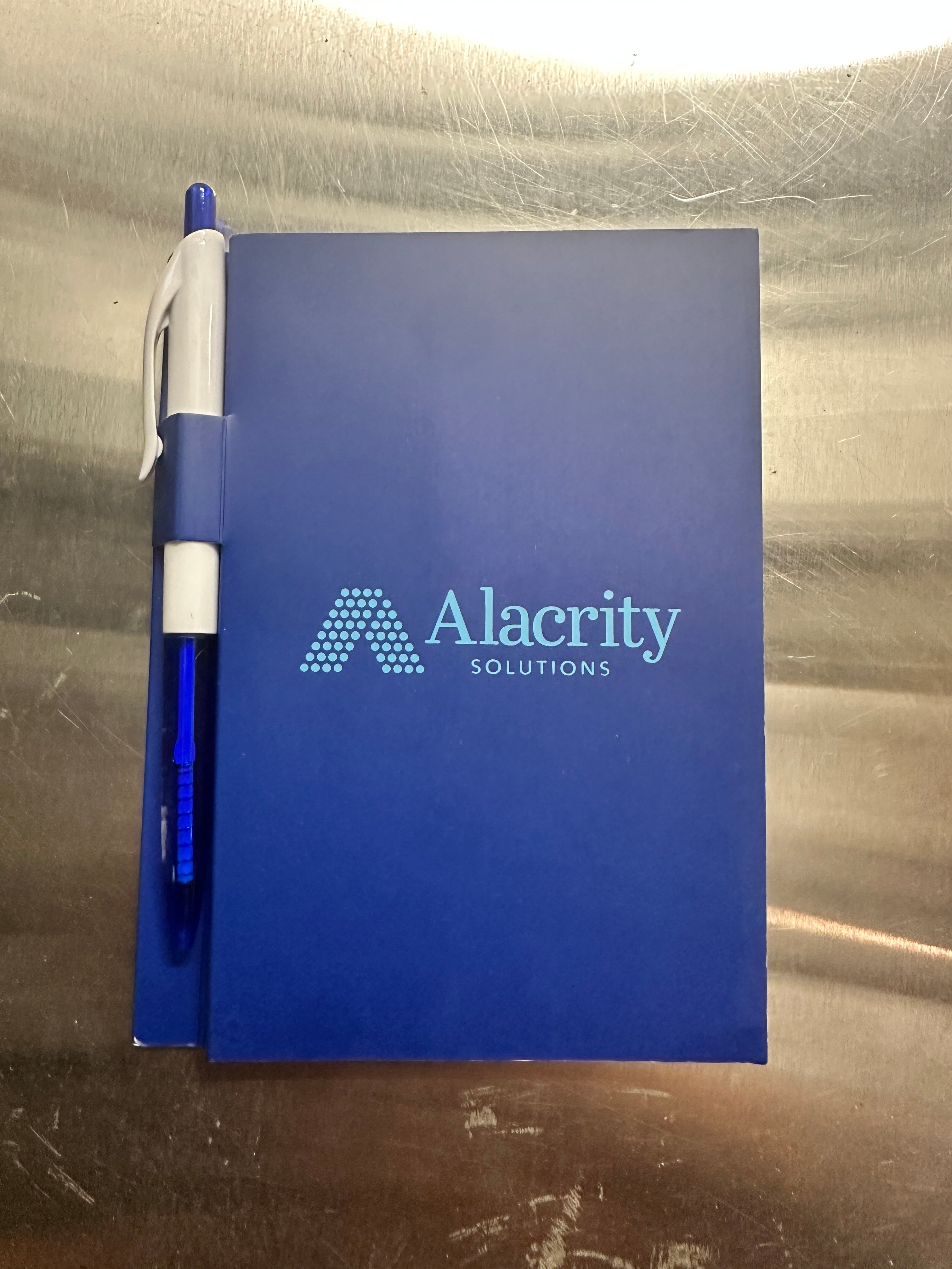 4" X 6" Notebook With Pen (Temp Housing 2025) – Alacrity Store by FULSWAG